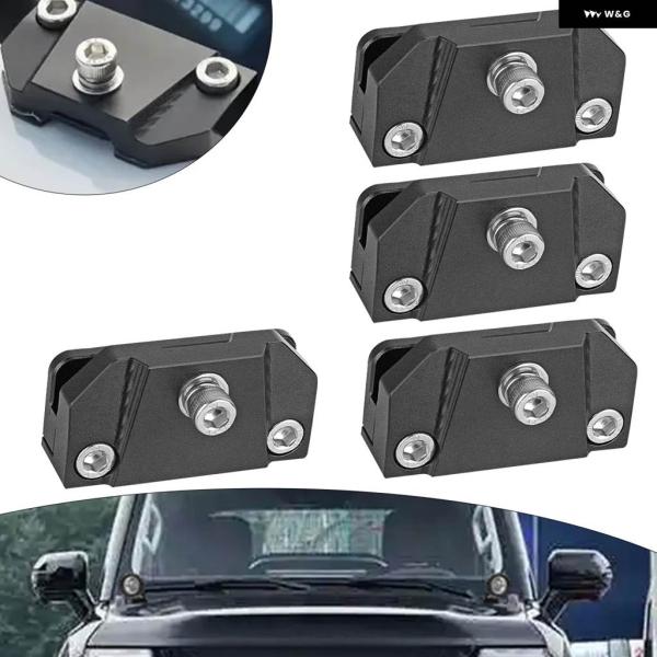 汎用 LEDカーライト ブラケット カーフード マウント ホルダー ライトワークバーLED マウント クランプSUV 4X4 カスタム パーツ アクセサリーHigh-concerned chemical:NoneIngress Protec...