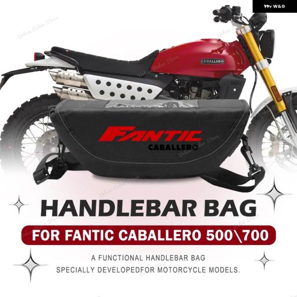 FANTIC CABALLERO 500 700 バイク ハンドルバー トラベルバッグ バイク 防水 防塵 ハンドルバー 収納 バッグ カスタム パーツ アクセサリーHigh-concerned chemical:NoneBrand Nam...
