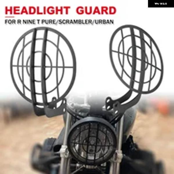 BMW R NINE T RNINET R9T PURE URBAN SCRAMBLER バイク ヘッドライト ガード プロテクター ヘッドライト グリル カバー カスタム パーツ アクセサリーHigh-concerned chemical...