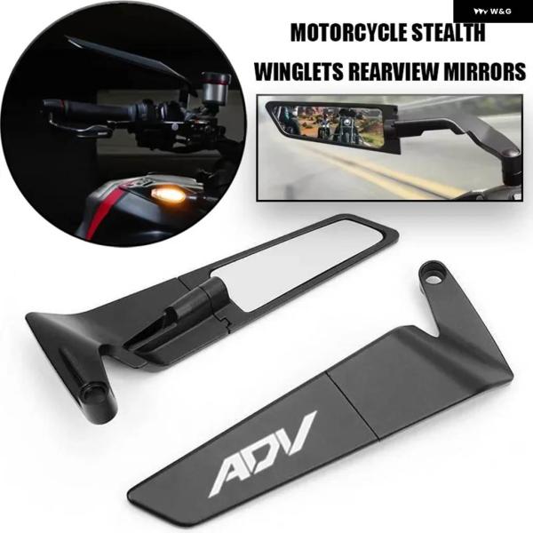 ホンダ X-ADV750 ADV 350 160 150 ADV150 ADV160 ADV350 バイク カーボンミラー ステルス ウィングレット バックミラー カスタム パーツ アクセサリーHigh-concerned chemical...