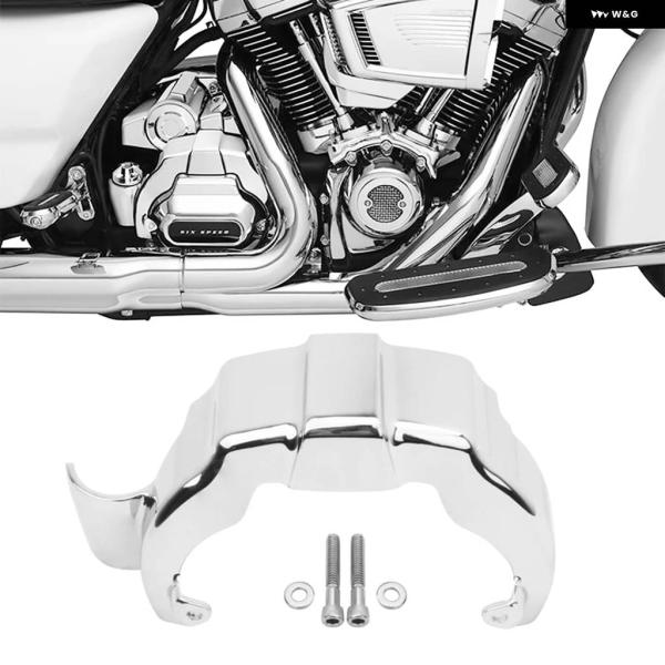 オートバイ トランス ミッション シュラウド カバー クローム エンジン アクセント ハーレー ツーリング エレクトラグライド ロードグライド ロードキング 2017-2022 カスタム パーツ アクセサリーProtective parts...
