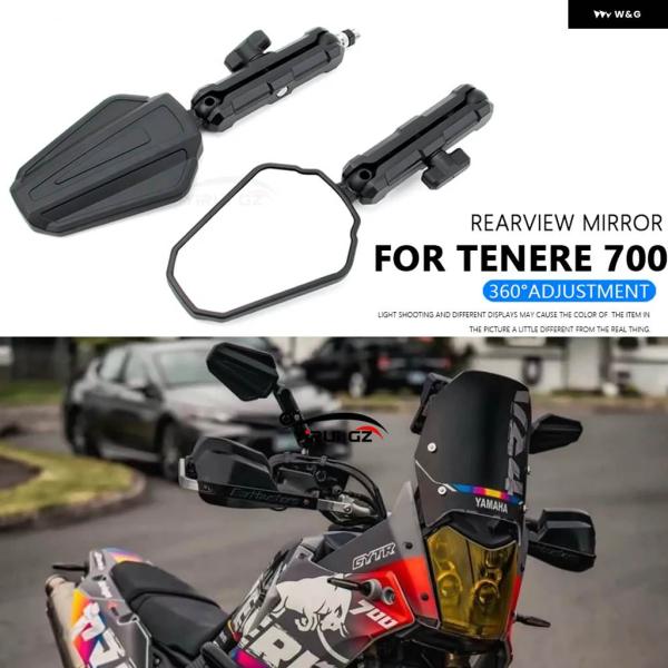 バイク WESTWIND リアビューミラー ヤマハ TRACER 9 GT ミラー ADVENTURE ADV 折りたたみ 式ミラー XT660Z XT1200 TENERE700 カスタム パーツ アクセサリーOrigin:Mainlan...