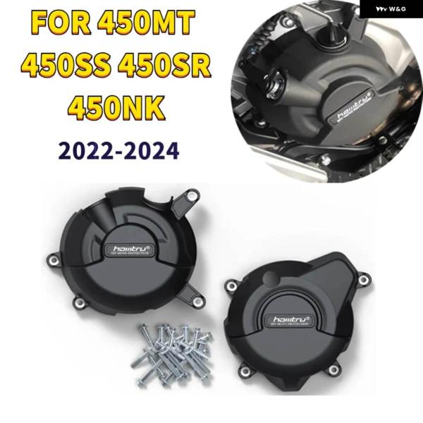 450MT エンジン カバー CFMOTO 450 MT 2024 450SS 450SR 450NK 2022-2024 オートバイ アクセサリー エンジン 落下カバー カスタム パーツ アクセサリーHigh-concerned chem...