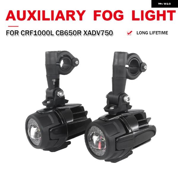 汎用 バイク 40W フォグランプ アセンブリ LED ホンダ CRF1000L X-ADV750 ゴールドウィング GL1800 CBR600RR ベネリ TRK502 TRK502X カスタム パーツ アクセサリーWattage:40W...