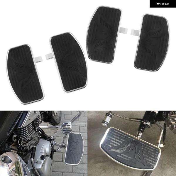 オートバイ フロント リア ワイドフット ライダー ドライバー フットレスト フロアボード ホンダ シャドウ ヤマハ ドラッグスター カワサキ バルカン カスタム パーツ アクセサリーHigh-concerned chemical:None...