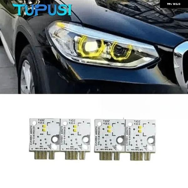 イエローエンジェルアイDRLボード 2019-2021 BMW X3 G01 X4 G02 F97 F98 LED アダプティブ ヘッドライト デイタイム ランライト モジュール 63117466102 カスタム パーツ アクセサリーHig...