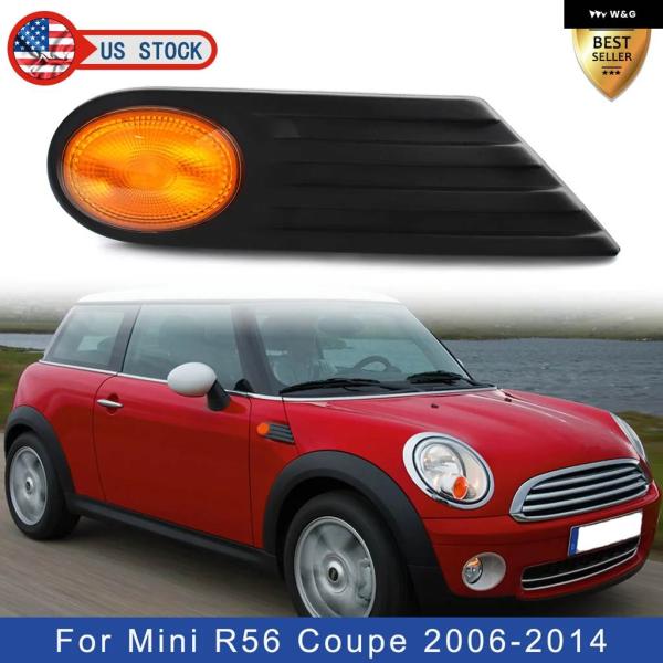 2007-2013 ミニクーパー R56 RHフェンダーサイド マーカーライト 右 助手席側 カスタム パーツ アクセサリーHigh-concerned chemical:NoneVoltage:12 VOrigin:Mainland Ch...