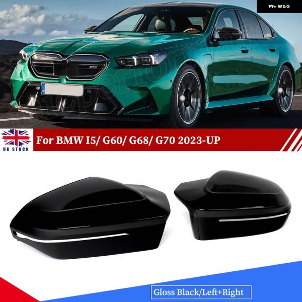 M スタイル フロントサイドミラー カバー キャップ BMW I5 G60 G68 G70 2023 - 2025バックミラー シェル 右ハンドル カスタム パーツ アクセサリーHigh-concerned chemical:NoneIte...