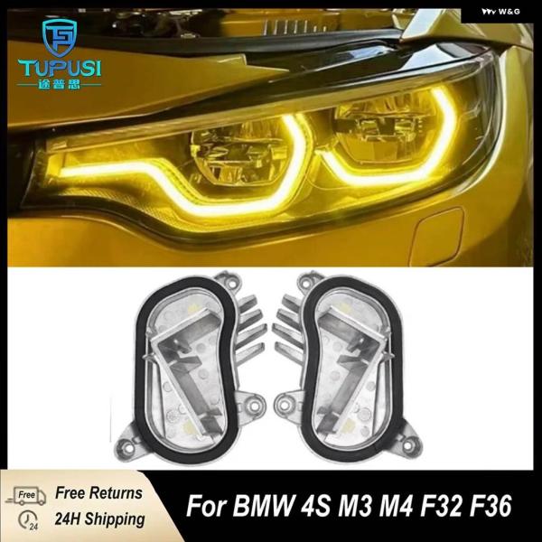 イエロー DRL モジュール 2017-2020 BMW M3 M4 F80 F32 F36 F33 F82 デイタイム ランニングライト ウィンカーライト 63117493229 63117493230 カスタム パーツ アクセサリーHi...