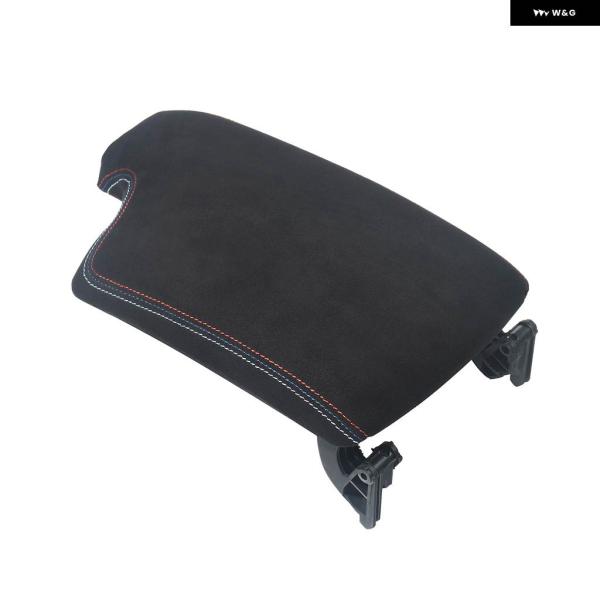 アームレスト リッド BMW 3シリーズ E90 E91 E92 E93 アルカンターラ アームレスト ボックス センター コンソール カバー ソフト クッション アームレスト パッド 滑り止め カスタム パーツ アクセサリーHigh-co...