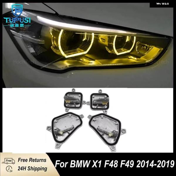 4個 LED ヘッドライト DRL デイタイム ランニングライト モジュール LED ライト BMW X1 F48 F49 2014-2019 63117428789 63117428790 63117428792 カスタム パーツ アクセ...