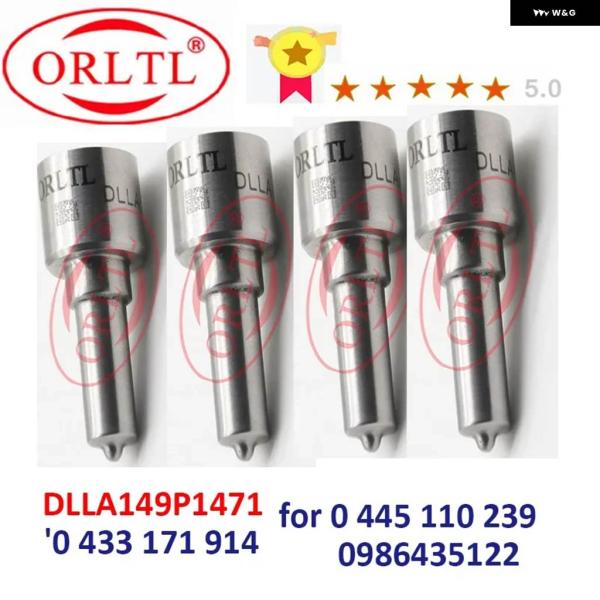 ディーゼル DLLA 149P 1471 0 433 171 914 コモンレールノズル DLLA149P1471 0433171914 0445110239 0986435122 4個 カスタム パーツ アクセサリーHigh-concer...