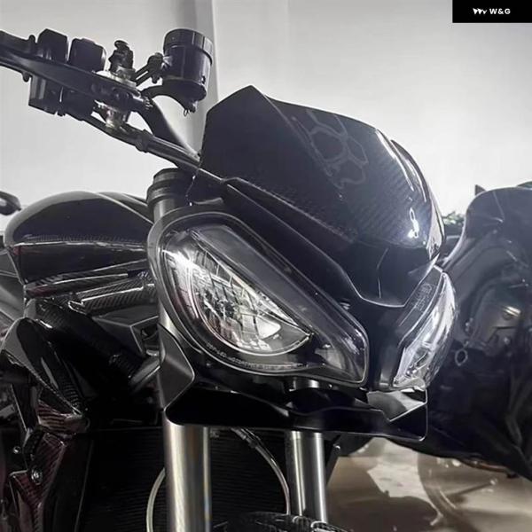 ストリートトリプル765 RS バイク フロントリップ固定翼 フェアリング スポイラー キット ストリートトリプル765 RS-ブーム カスタム パーツ アクセサリーHigh-concerned chemical:NoneOrigin:Ma...