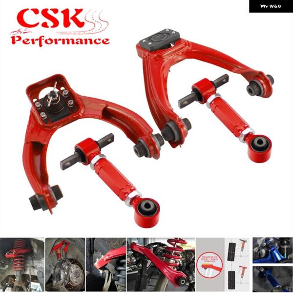 フロントアッパー コントロール アーム リアキャンバー調整キット ホンダ シビック EK 1996-2000 カスタム パーツ アクセサリーHigh-concerned chemical:NoneBrand Name:CSKSOrigin:...