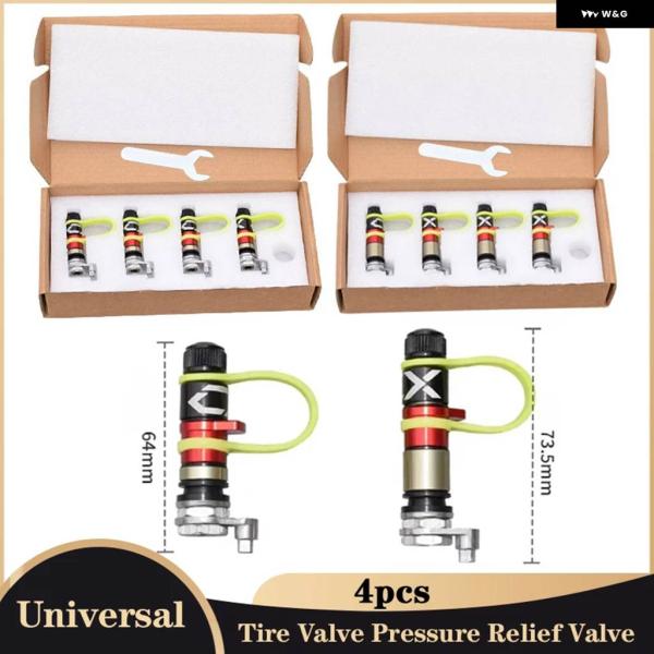 4個 汎用 タイヤ バルブ 圧力リリーフ バルブ タイヤクイックリリースノズル デザートオフロード エア抜き バルブ カーアクセサリー カスタム パーツ アクセサリーHigh-concerned chemical:NoneOrigin:Ma...