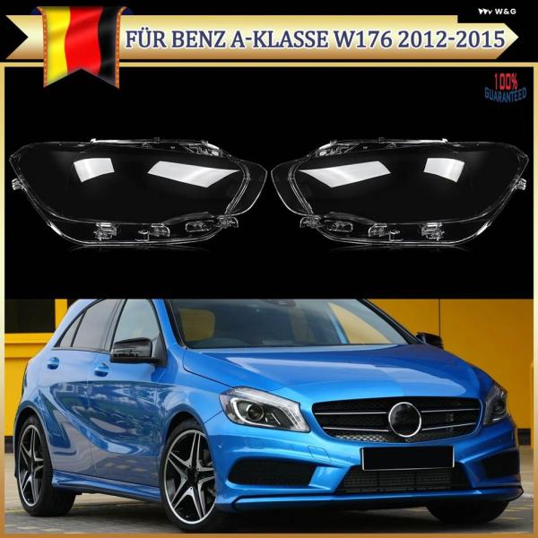 左右 ヘッドライト レンズ ヘッドランプ カバー メルセデス W176 A160 2012-2015 カスタム パーツ アクセサリーHigh-concerned chemical:NoneSuitable For Lamp:Headligh...