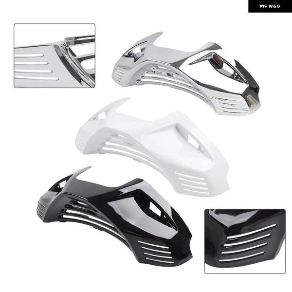 フロントロア フェアリング カウル ハウジング ABS クローム/ブラック ホンダ ゴールドウイング 1500 GL1500SE GL1500A ゴールドウイング 全モデル 1988-2000 カスタム パーツ アクセサリーProtecti...