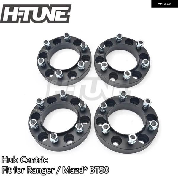 4個 6X139.7 ホイール スペーサー アダプター 93.1CB 30MM アルミハブセントリック レンジャー / エベレスト / BT50 カスタム パーツ アクセサリーHigh-concerned chemical:NoneMate...