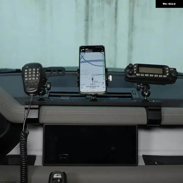 ランドローバー ディフェンダー L663 110 130 HSE 20-23 ブラック カーセンター コントロール 多機能電話 ホルダー アクセサリー カスタム パーツ アクセサリーHigh-concerned chemical:NoneI...