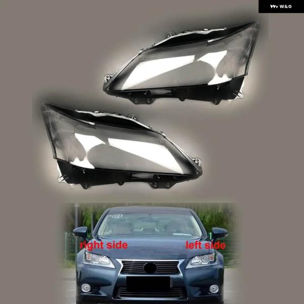 レクサス GS250 GS350 GS300 GS430 2012-2015 ヘッドランプ カバー クリア ヘッドライト シェルレンズ カスタム パーツ アクセサリーHigh-concerned chemical:NoneSuitable ...