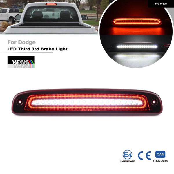 ダッジ ダコタ ピックアップ トラック 1997-2011年式 LEDセンターハイ マウント サードブレーキストップライト ホワイト カーゴルーフキット OEM# 55056202AH カスタム パーツ アクセサリーHigh-concern...
