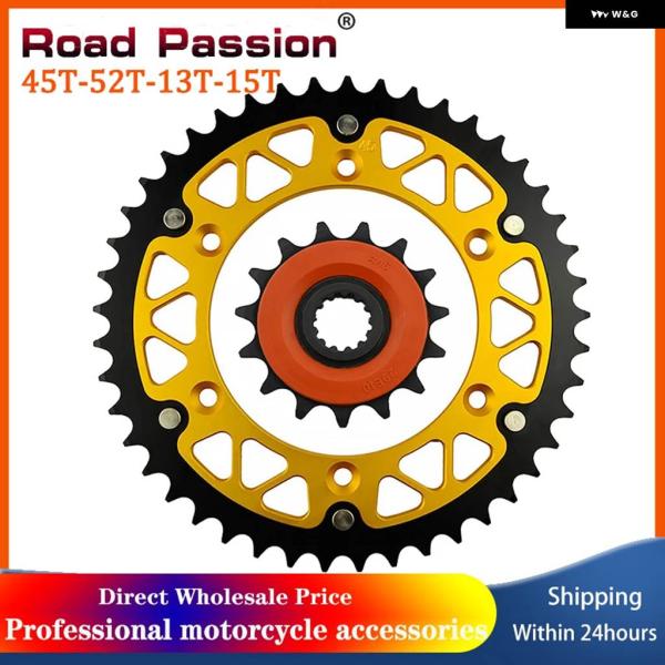 オートバイ 45T~52T 13T 15T フロント リア スプロケット チェーン ホイール スズキ DR250 DR350 RM250 RM250P RV90 RM 250 DR 350 DR-Z DRZ 400 カスタム パーツ アクセ...