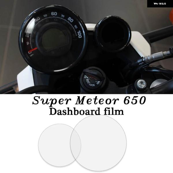 スーパーメテオ650 ダッシュボード スクリーン プロテクター ロイヤルエンフィールド スーパーメテオ650 オートバイ クラス タースクリーン傷防止フィルム カスタム パーツ アクセサリーis_customized:YesSpecial ...
