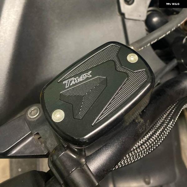 TMAX530 TMAX560 TMAX500 バイク アクセサリー ブレーキフルード リザーバー キャップ カバー ヤマハ T-MAX TMAX 500 530 560 SX DX TECH MAX カスタム パーツ アクセサリーProt...