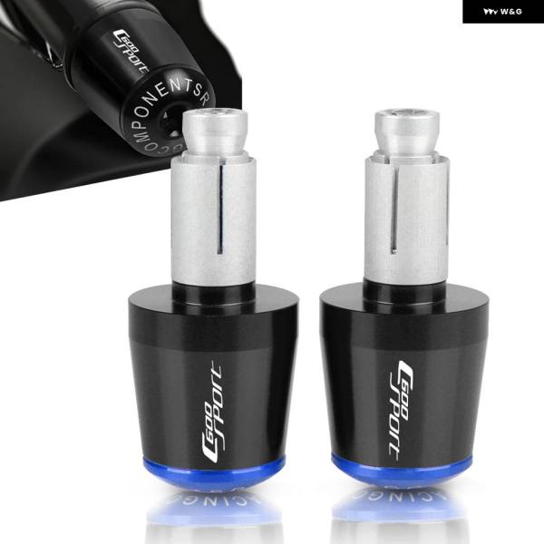 C 600 スポーツ オートバイ BMW C600 スポーツ 2011 2012 2013 2015 CNC アルミ 7/8インチ 22MM ハンドルバー ハンド グリップ ハンドルバー エンドキャップ カスタム パーツ アクセサリーPro...