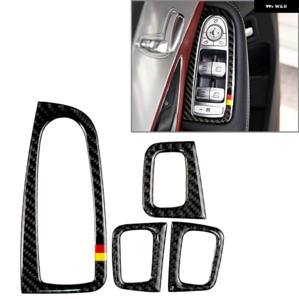 W205 C180L C200L 車内ドアウィンドウリフトレギュレーターカバー トリム 装飾 2014-2018 メルセデス ベンツ C クラス カスタム パーツ アクセサリーHigh-concerned chemical:NoneItem...