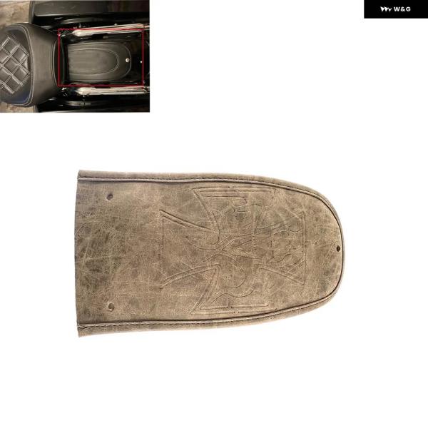 レトロブラウン クロスシェイプレザー リアフェンダービブカバー パッド ハーレー ツーリング ウルトラリミテッドエレクトラグライド ロード 1997-2016 カスタム パーツ アクセサリーHigh-concerned chemical:N...