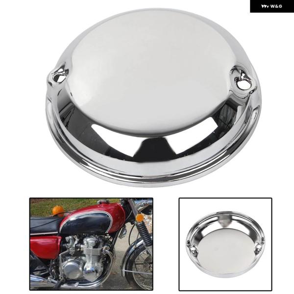 オートバイ クロームメタル2穴ポイントカバー ホンダ CB350F CB400F CB500 CB550F/K CB750F スーパースポーツ CB750A ホンダ マチック CB750K カスタム パーツ アクセサリーHigh-conce...