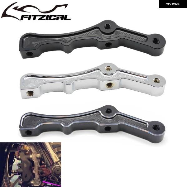 バイク ブレーキ キャリパー ブラケット ラジアルフロントブレーキクリップ マウント ハーレー ダイナ ソフテイル ファットボーイ ツーリング FLHX FLH スポーツスター XL883 カスタム パーツ アクセサリーHigh-conce...