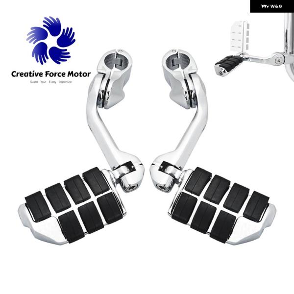 1.25インチ フットペグ オートバイ マウント クランプ フットレスト ハーレー ダビッドソン スポーツスター ソフテイル FXST ロード ストリート グライド ローライダー カスタム パーツ アクセサリーHigh-concerned ...