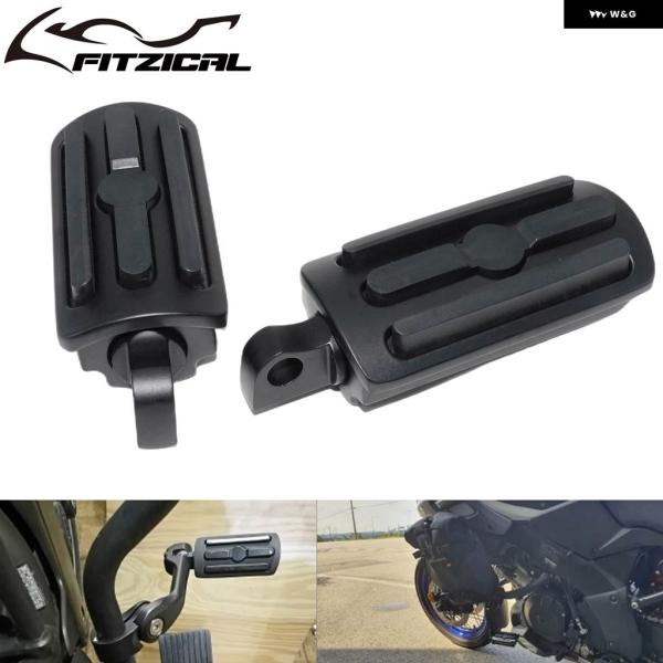 オートバイ ブラック フットレスト フットペグ アルミ ハーレー ダイナ スポーツスター XL ソフテイル ブレイクアウトツーリングロードストリートグライド カスタム パーツ アクセサリーHigh-concerned chemical:No...