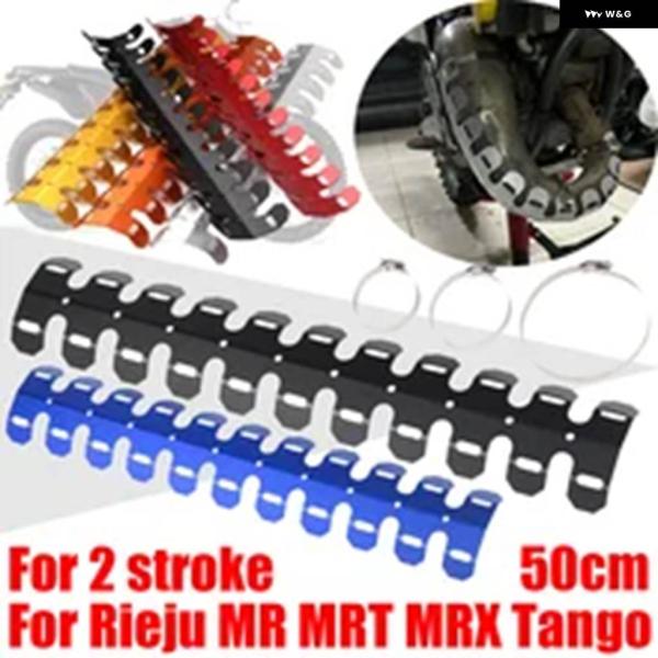 排気 ヒートシールド マフラー パイプ プロテクター カバー リエジュ用 MR 80 200 250 300 MR250 MR300 シックスデイズ MRT MRX TANGO 50アクセサリー カスタム パーツ アクセサリーProtect...