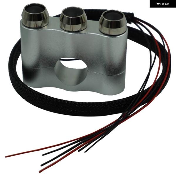 汎用 アルアル製 オートバイ スイッチ 7/8インチ ハンドルバー ヘッドライト ホーン 非常ストップ フォグランプ スリーインワン ボタン カスタム パーツ アクセサリーHigh-concerned chemical:NoneSpecia...