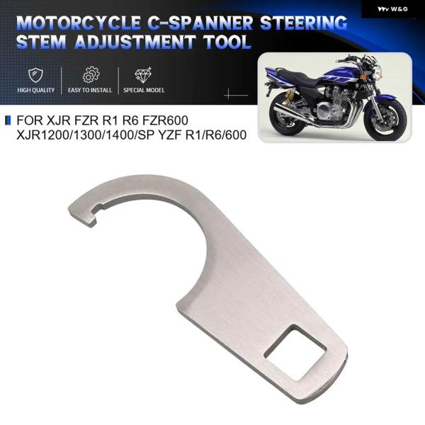 ヤマハ XJR FZR R1 R6 FZR600 XJR1200/1300/1400/SP /R6/600 ステアリングステムヘッドストックCスパナレンチ調整ツール用 カスタム パーツ アクセサリーProtective parts:Othe...