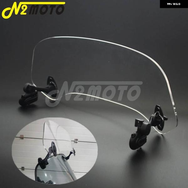 アプリリア ホンダ カワサキ クリア バイク エアフロー ディフレクター オン フロントガラス エクステンションツアー ウインドスクリーン スポイラー カスタム パーツ アクセサリーHigh-concerned chemical:NoneI...