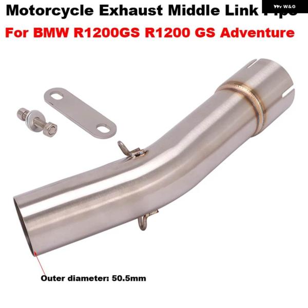 BMW R1200GS R1200GS 2004 - 2009 アドベンチャー ADV バイク スリップオン 排気 システム エスケープマフラー 51MMコネクションリンク パイプ カスタム パーツ アクセサリーHigh-concerned...
