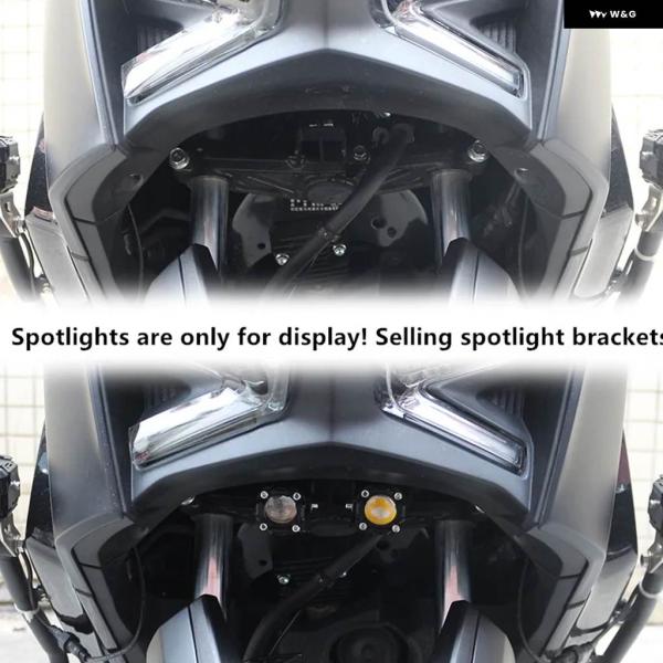 ヤマハ XMAX300 XMAX250 2023-2024年モデル オートバイ アクセサリー用LEDライト マウント ブラケット 運転ライト フォグランプ ホルダー カスタム パーツ アクセサリーProtective parts:Other...