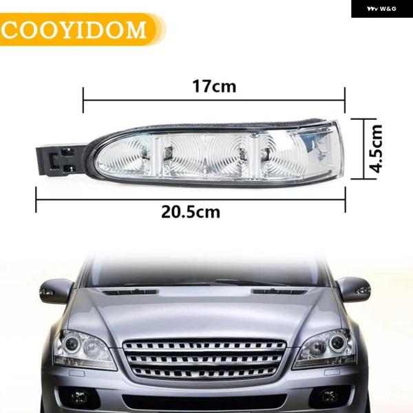 メルセデス ベンツ 左右ミラー ウィンカーライト メルセデス ベンツ W164 X164 W164 ML GL300 R320 R320 R350 R450 R500 ターンサイドランプ1648200521 カスタム パーツ アクセサリーH...