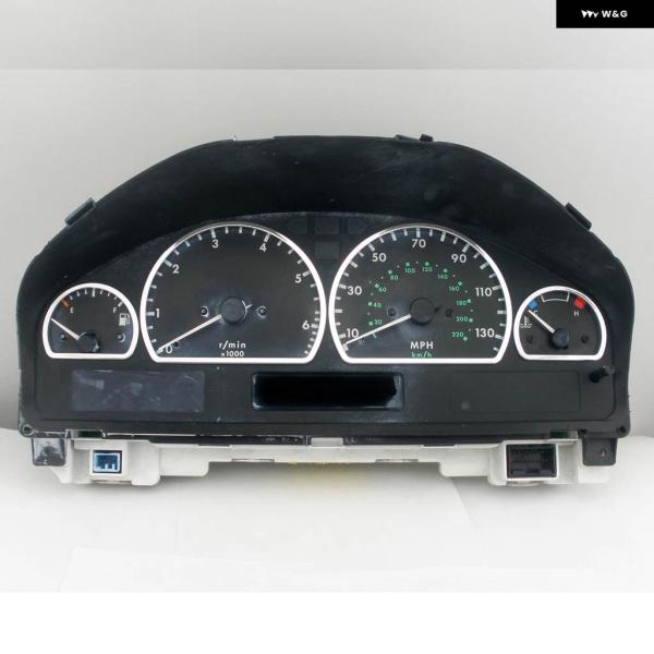 4ピース プラスチック ABS クロム ゲージ ダイヤル ダッシュボード クラス ター リング ダッシュボード カバー ベゼル トリム レンジローバー II P38 R38A 94-02 カスタム パーツ アクセサリーHigh-concer...