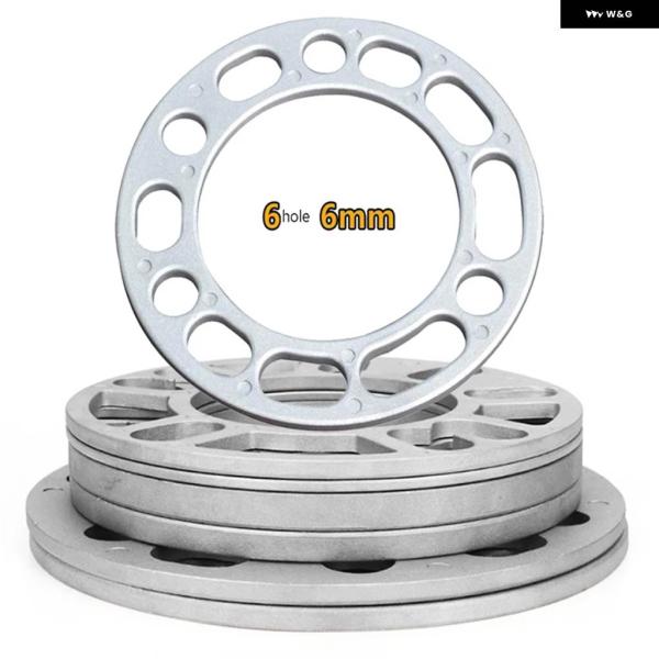 4ピースカーホイール スペーサー 6X139.7 5X139.7 6MM 6穴ETホイール スペーサー シムホイールガスケット カスタム パーツ アクセサリーHigh-concerned chemical:NoneMaterial:Alum...