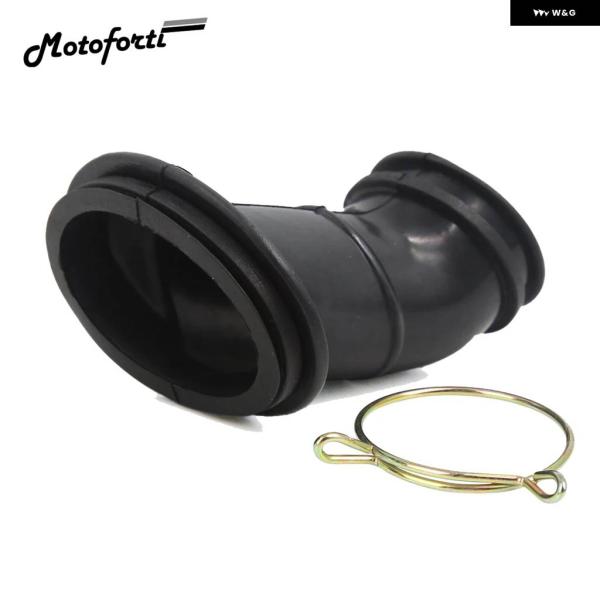 MOTOFORTI バイク スペアパーツ 黒ラバーエアフィルター コネクタ アダプター CG125に カスタム パーツ アクセサリーHigh-concerned chemical:NoneBrand Name:MotofortiItem T...