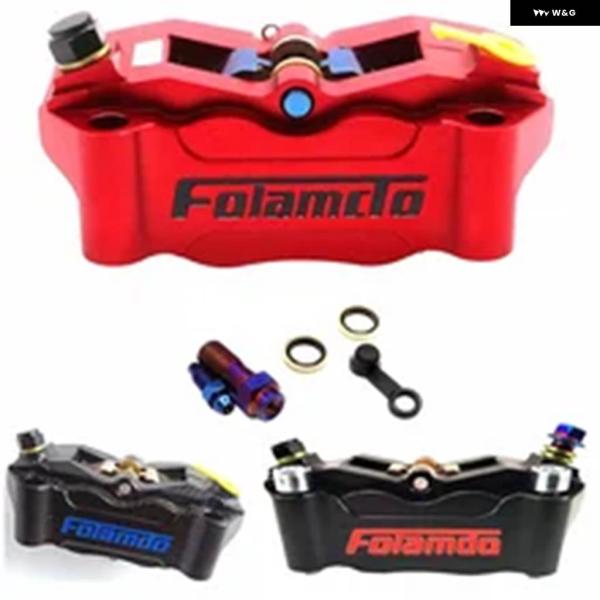 オートバイ フロントブレーキ キャリパー 100MM マウント 4ピストンラジアルブレーキ ポンプ ホンダ ヤマハ エアロックス BWS RSZ カスタム パーツ アクセサリーHigh-concerned chemical:NoneYear...