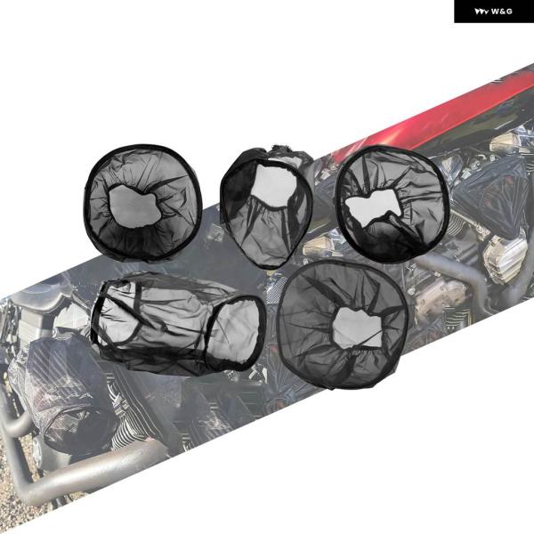 バイク エアフィルター ブラックレインソックスカバー ハーレー スポーツスター XLダイナソフテール ツーリングロードストリートグライド カスタム パーツ アクセサリーProtective parts:OtherHigh-concerned...