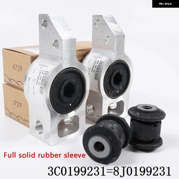 3C0199231E フロントコントロールアーム ブッシング ロアブラケット ラバーサスペンション VW パサート B6 B7 ティグアン CC TT/TTS クーペ シャラン カスタム パーツ アクセサリーMaterial:aluminu...
