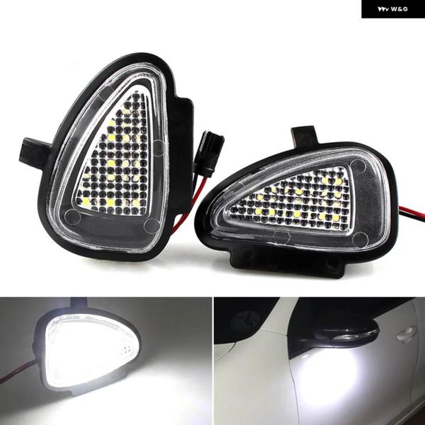 スモーク LED アンダーミラーライト/パドルライト VW ゴルフ カブリオレ 2012 ~ 2019 トゥーラン 2010 ~ 2019 パサート B7 11~ 19 カスタム パーツ アクセサリーHigh-concerned chemi...