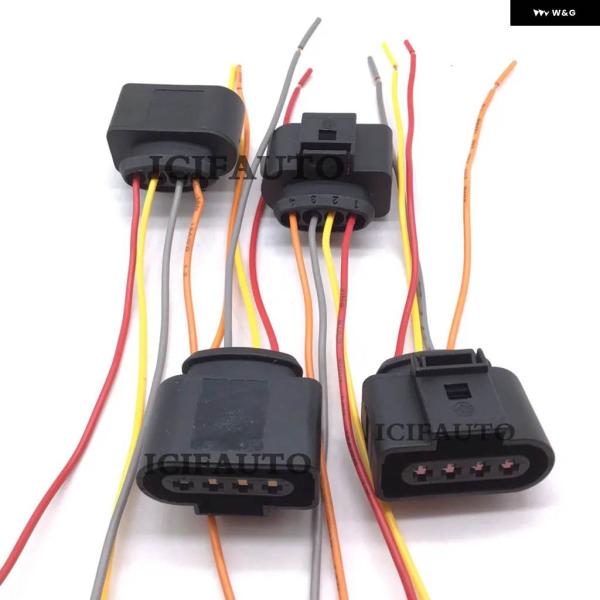 0369035100A 036905715E イグニッションコイルプラグ ピグテールコネクタワイヤ VW ジェット A ゴルフ パサート ビートル EOS キャディ CC ポロ 1.2 1.4 1.6 カスタム パーツ アクセサリーCoun...